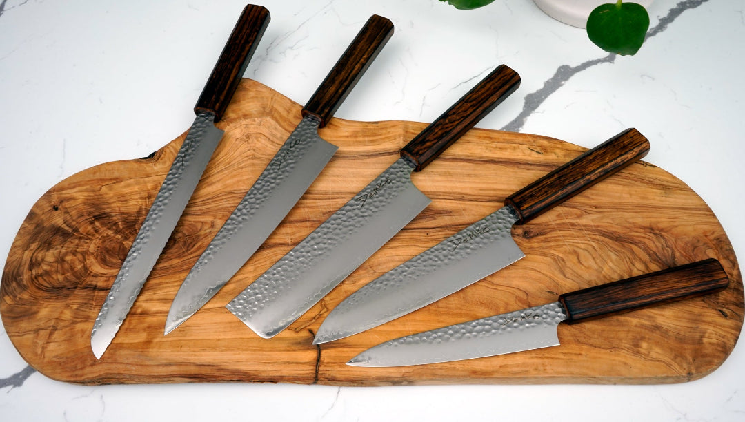 Japanese San Mai Kitchen Cutlery – Demko Knives